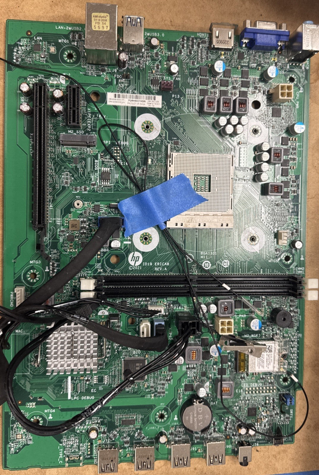 HP Victus TE02 Erica 8 AMD Motherboard B550A L56021-006 M86365-001 N00 ...
