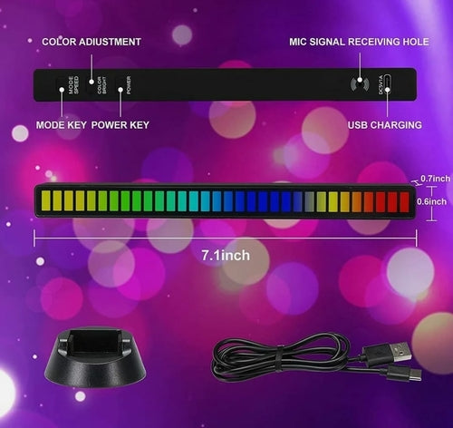 Dragon Sound Reactive Music Light Bar 2 pcs pack – Everything Computers