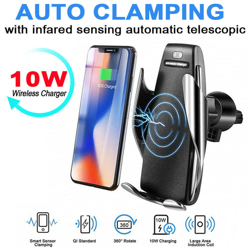 Infrared Sensor Automatic Clamp Wireless Charger – Everything Computers